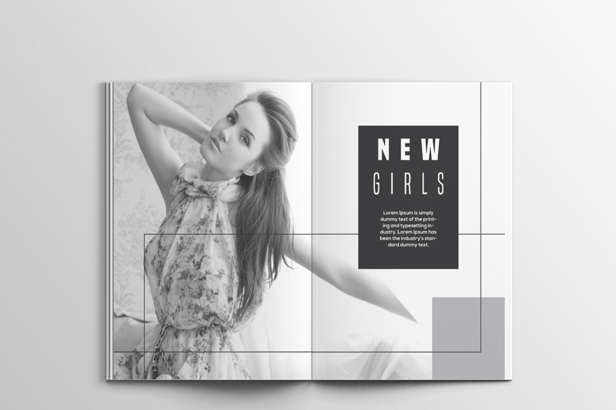 Divider Magazine Templates, a Magazine Template by MRI STUDIO