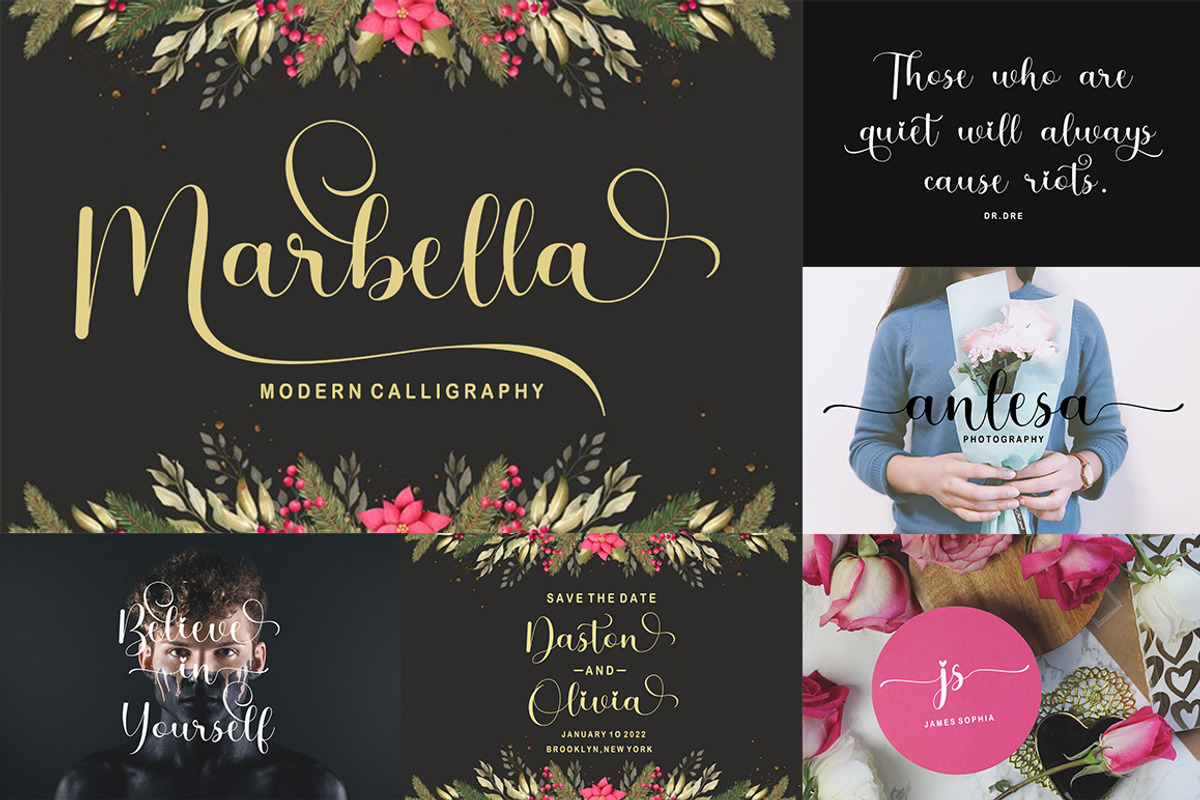 All Type Collection Font Bundle, a Script Font by Bosstype Studio