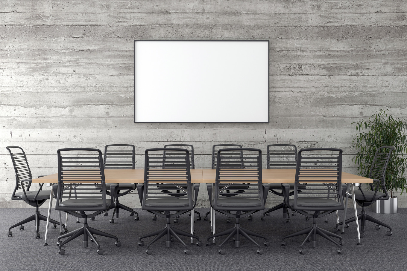 Conference room background containing picture frame, conference, and ...