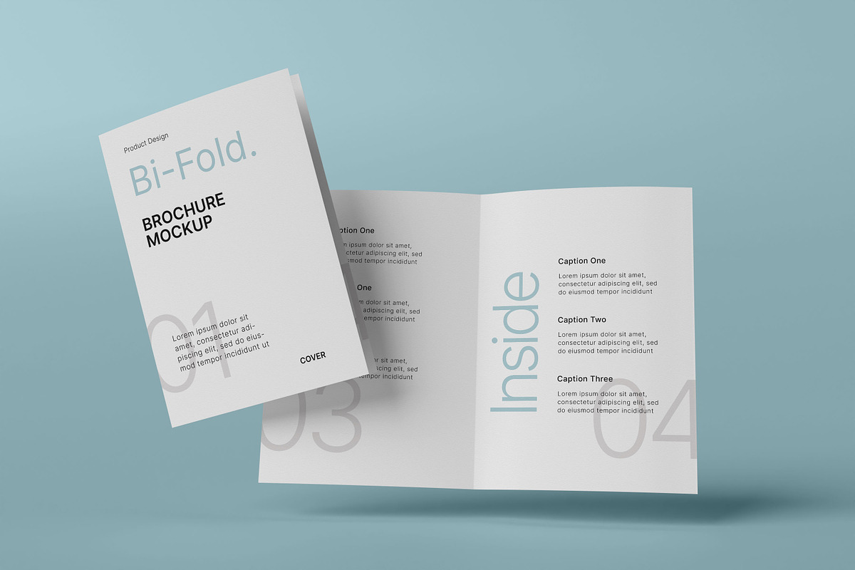 Floating Brochure Mockup, a Books & Magazine Mockup by groens