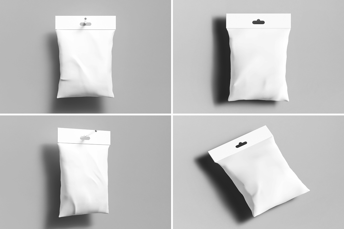 Plastic Pocket Bag Mock-up, a Packaging Mockup by BLISS DESIGN