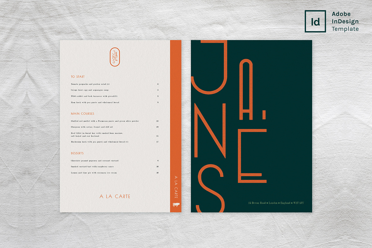 Restaurant Template Kit | Creative Market