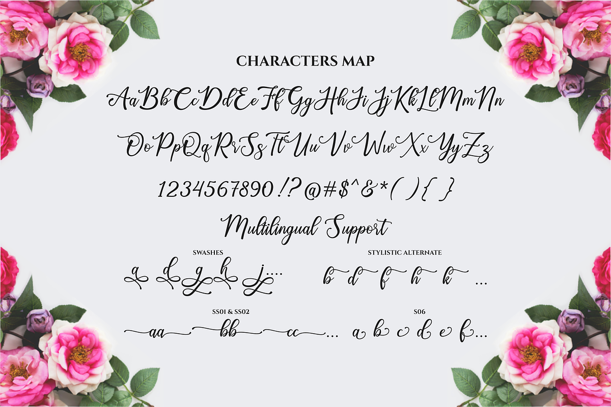 Happy Birthday // Pretty font, a Script Font by Java pep