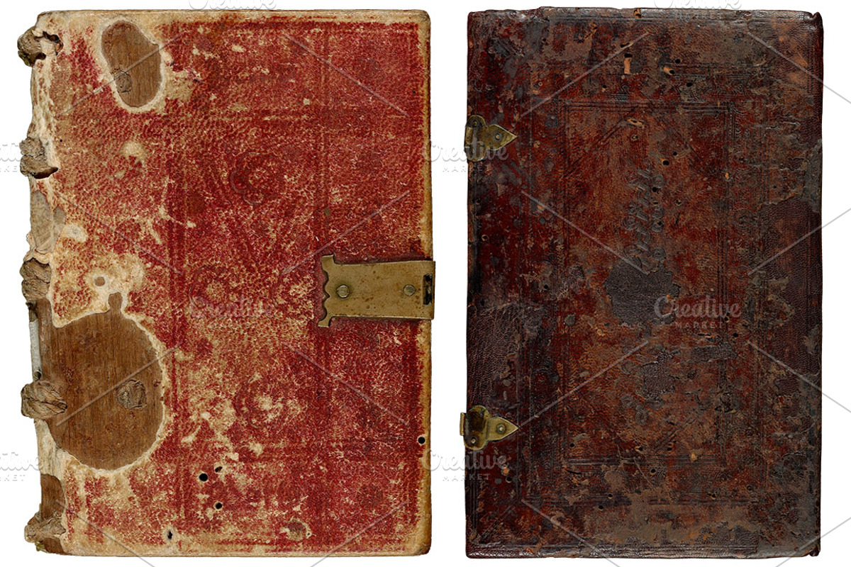 Medieval Book Covers, a Texture Graphic by Blue Line Design