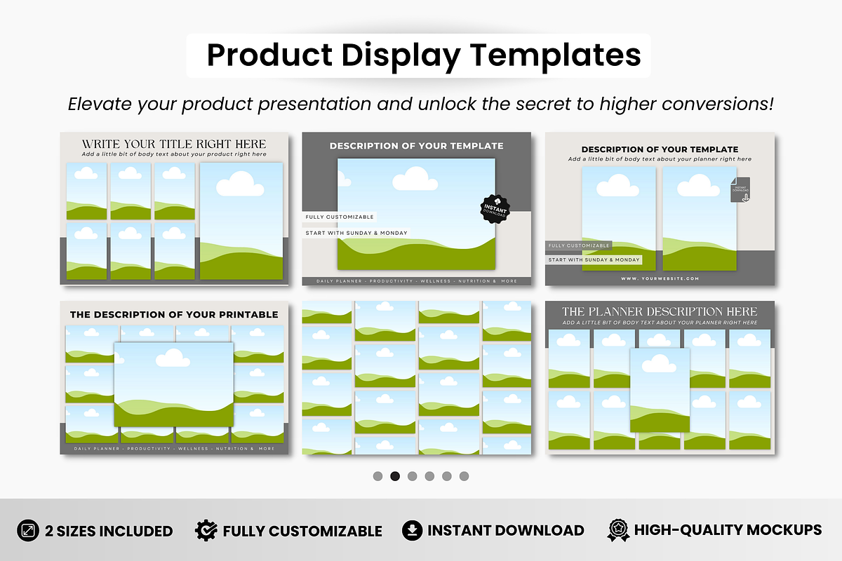 Printables Canva Mockup Templates