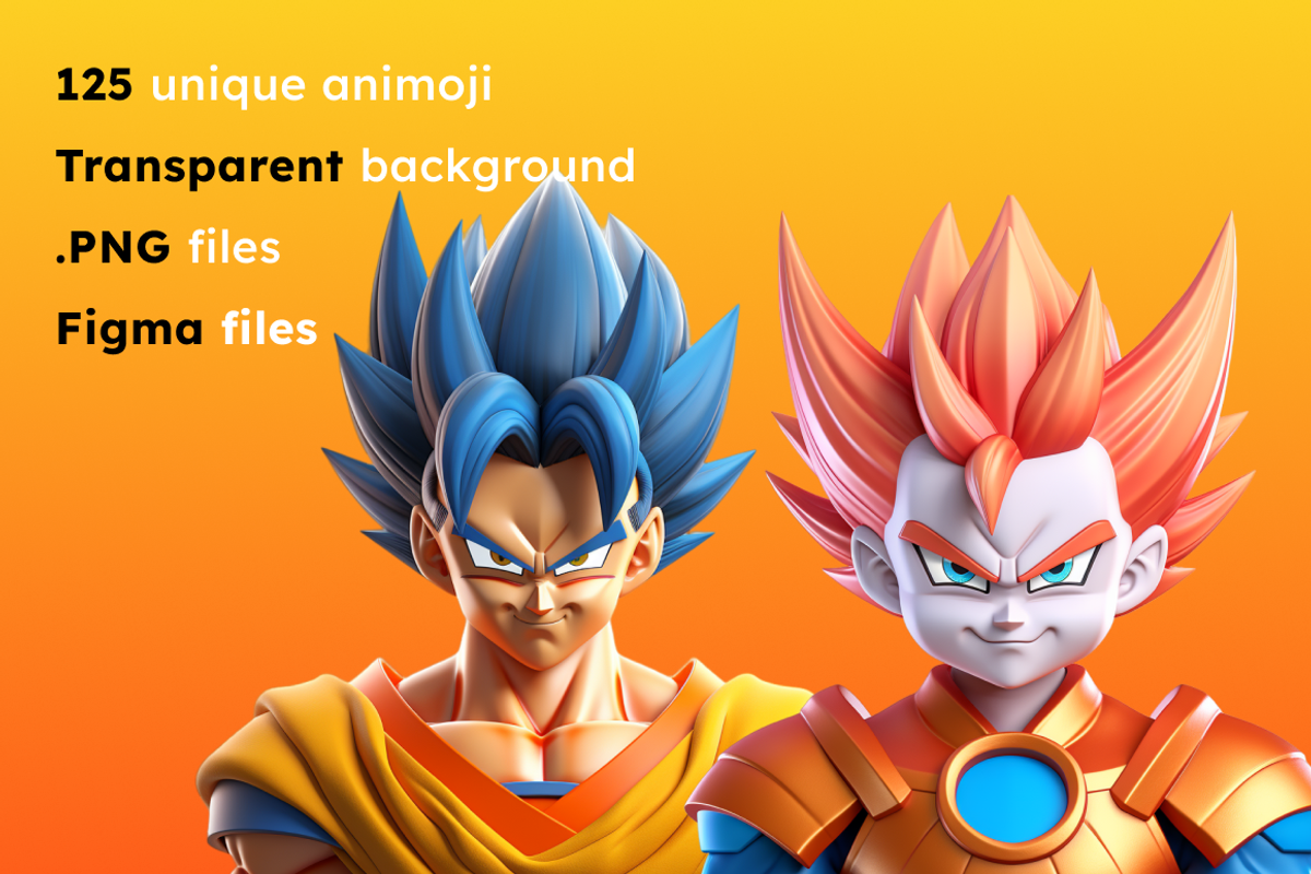 125 Animoji - Dragon Ball, a Characters & Person 3D Model by Digital Blood