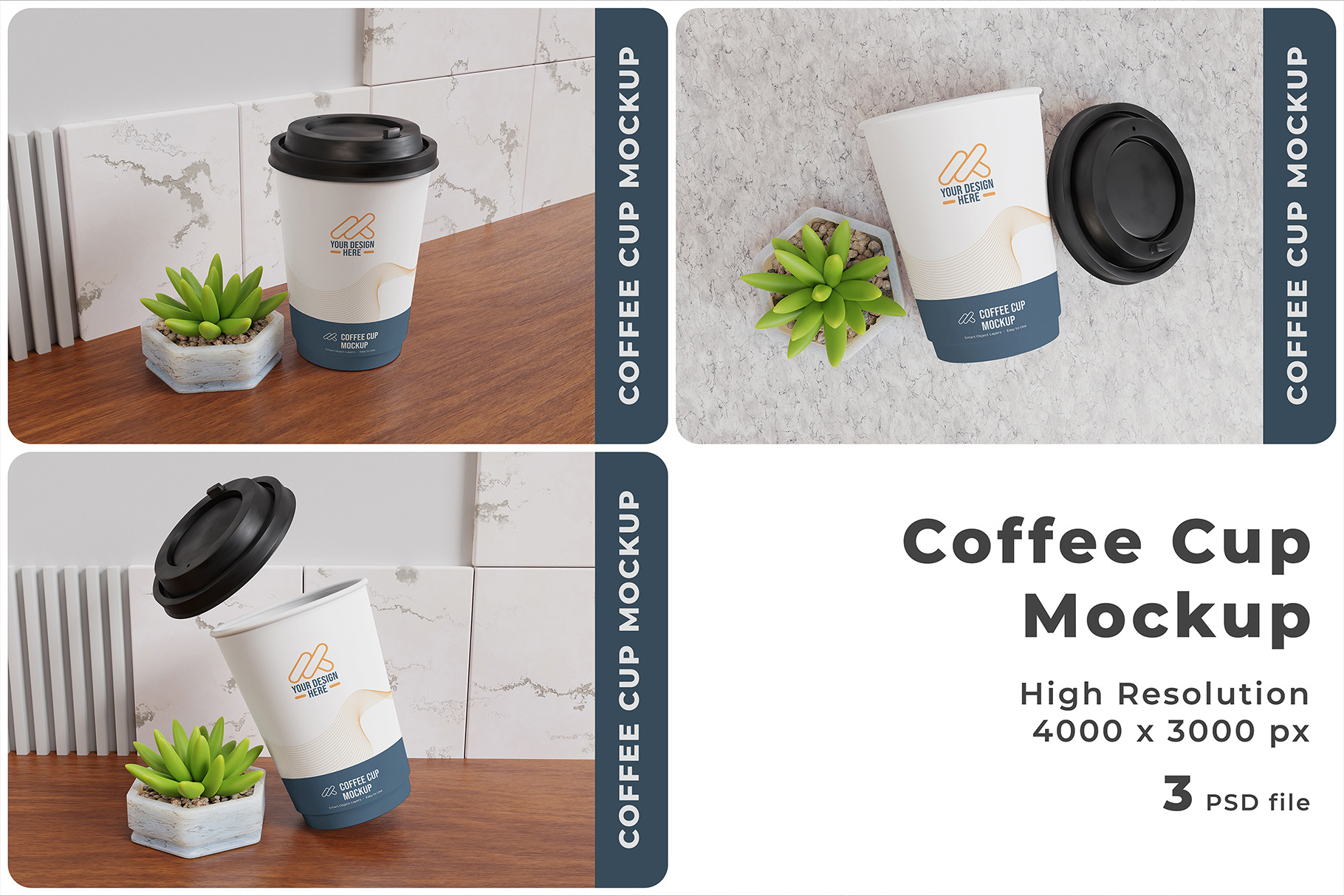 Paper Coffee Cup Mockup, a Cups & Container Mockup by Pixie Creative