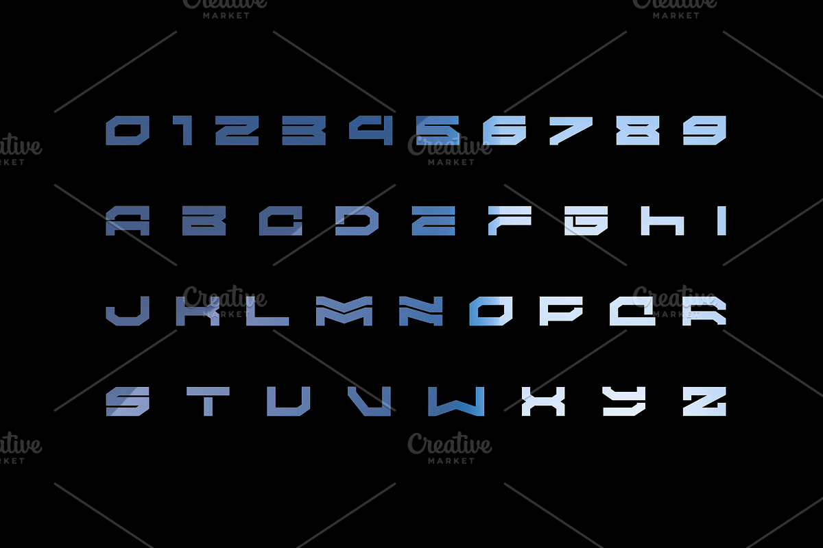 Warp - Modern Scifi Display Font, a Sans Serif Font by MoonBandit