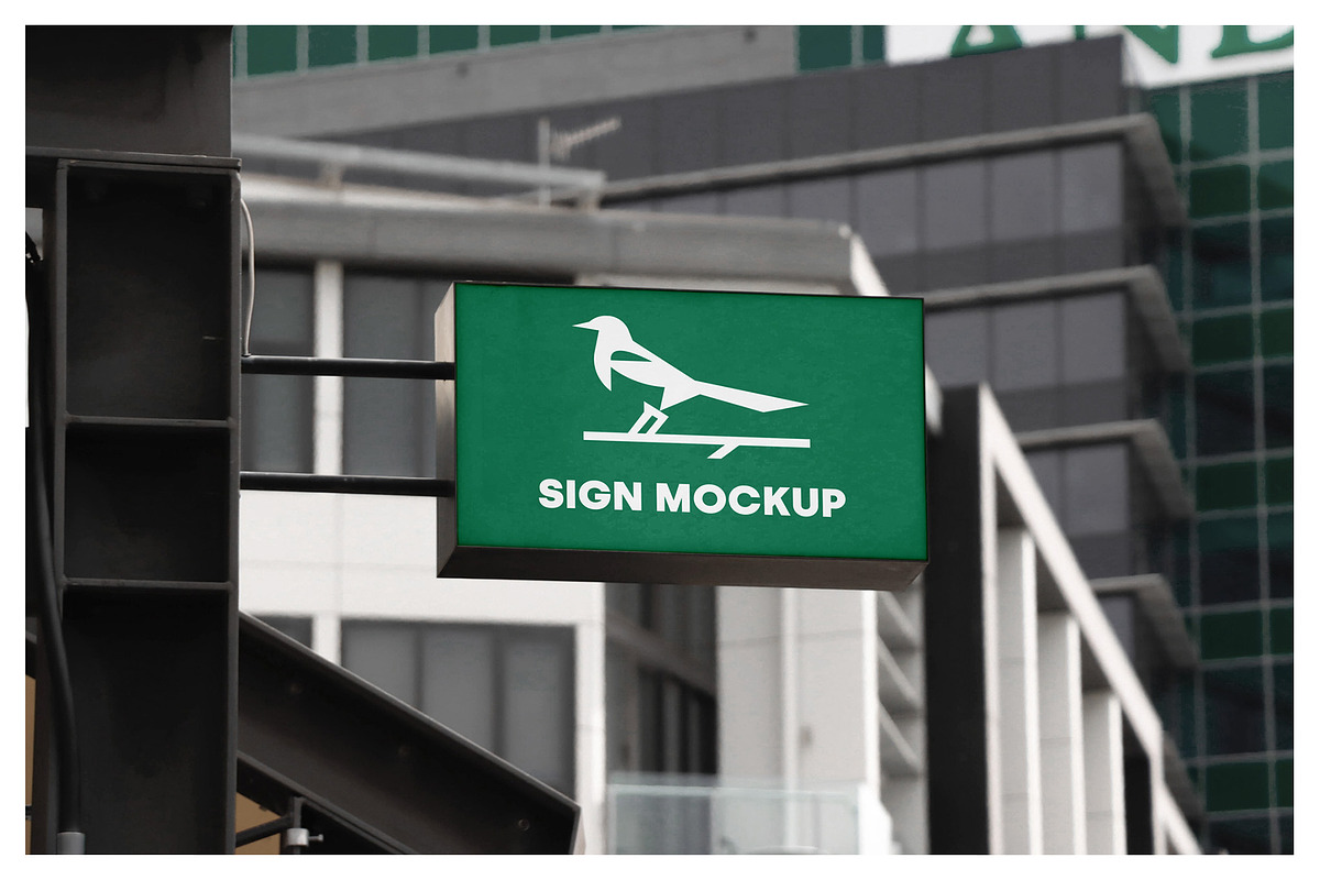 Signage Mockups vol.01 - Advertising