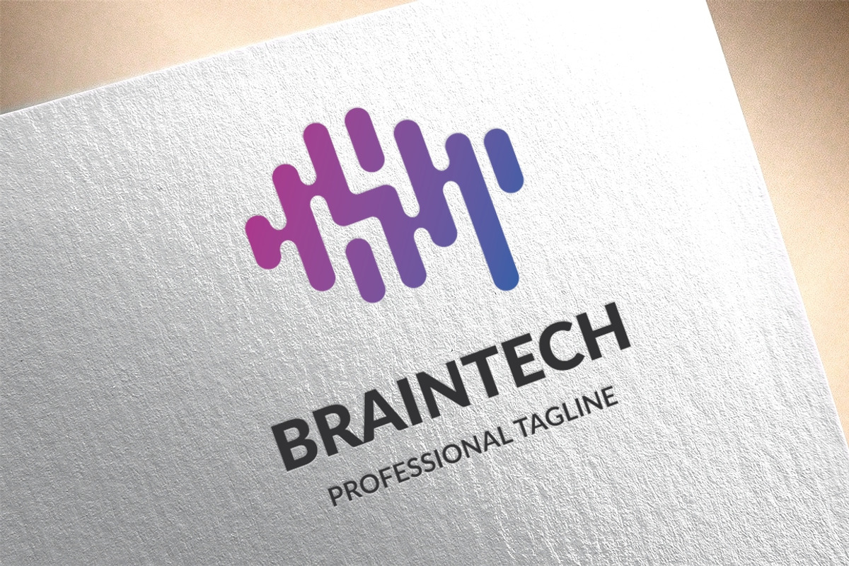 BrainTech Logo, a Branding & Logo Template by Design_Planet