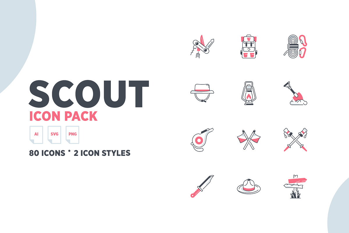 Scout Icons | Creative Market