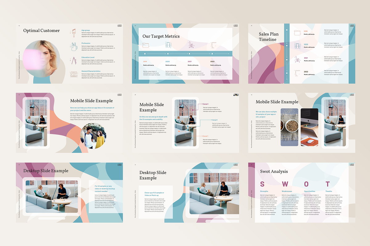 Waves - PPT Template