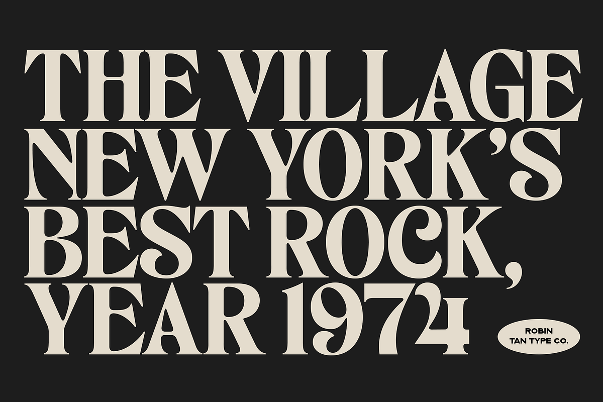 TAN - ROBIN, a Serif Font by TanType