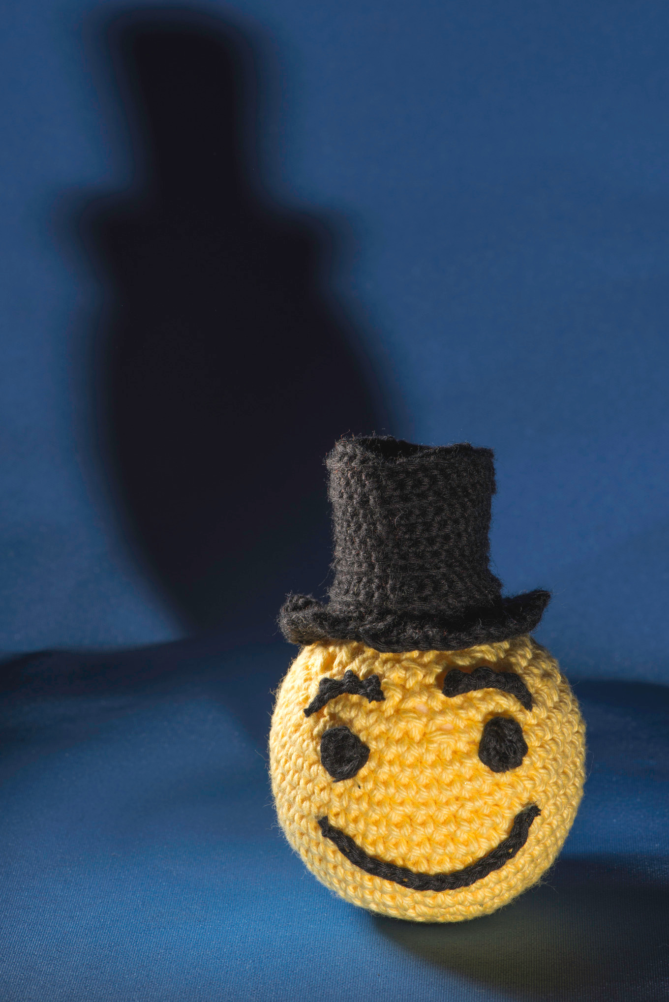 Knitted emoticons featuring emoticon, knitted, and blue, an Arts ...