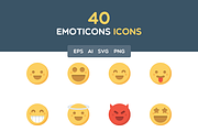 Simple Emoticons, an Icon by Mir store
