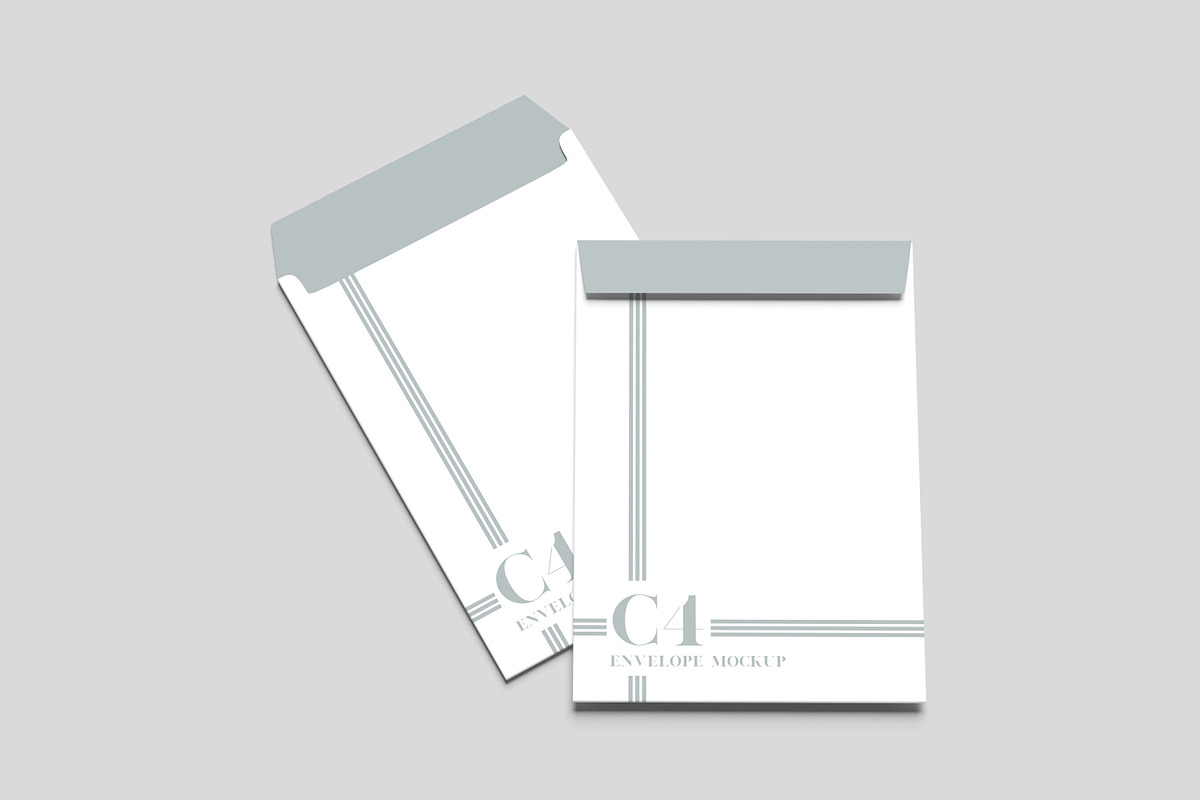 C4 Envelope Mockup, a Product Mockup by Riel Concept