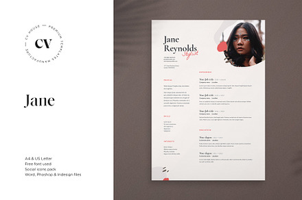 Laura | CV / resume template, a Resume Template by CV house
