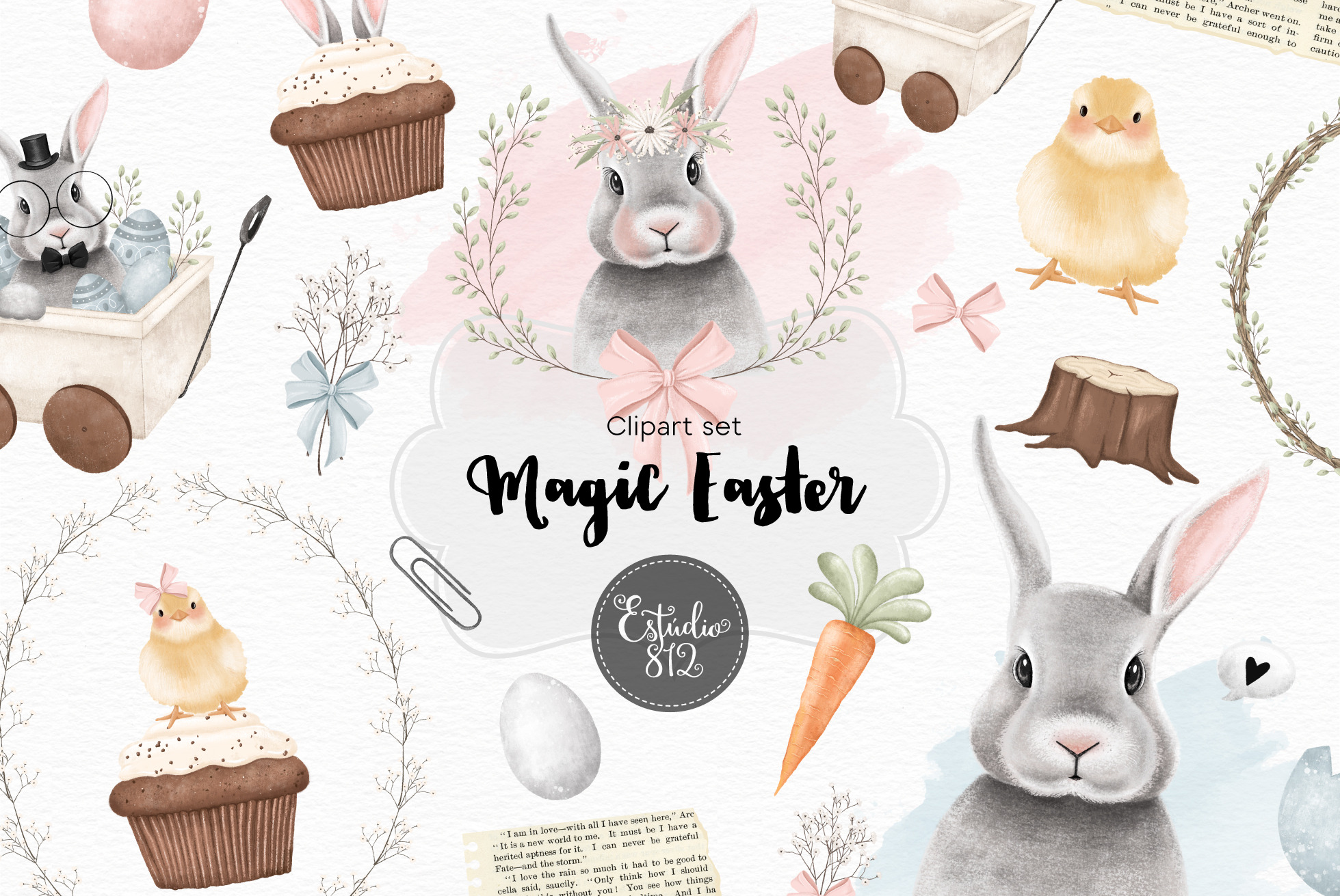 Magic Easter, an Illustration by Estudio 812