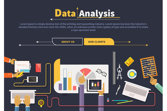Data collection. Analysis | Work Illustrations ~ Creative Market