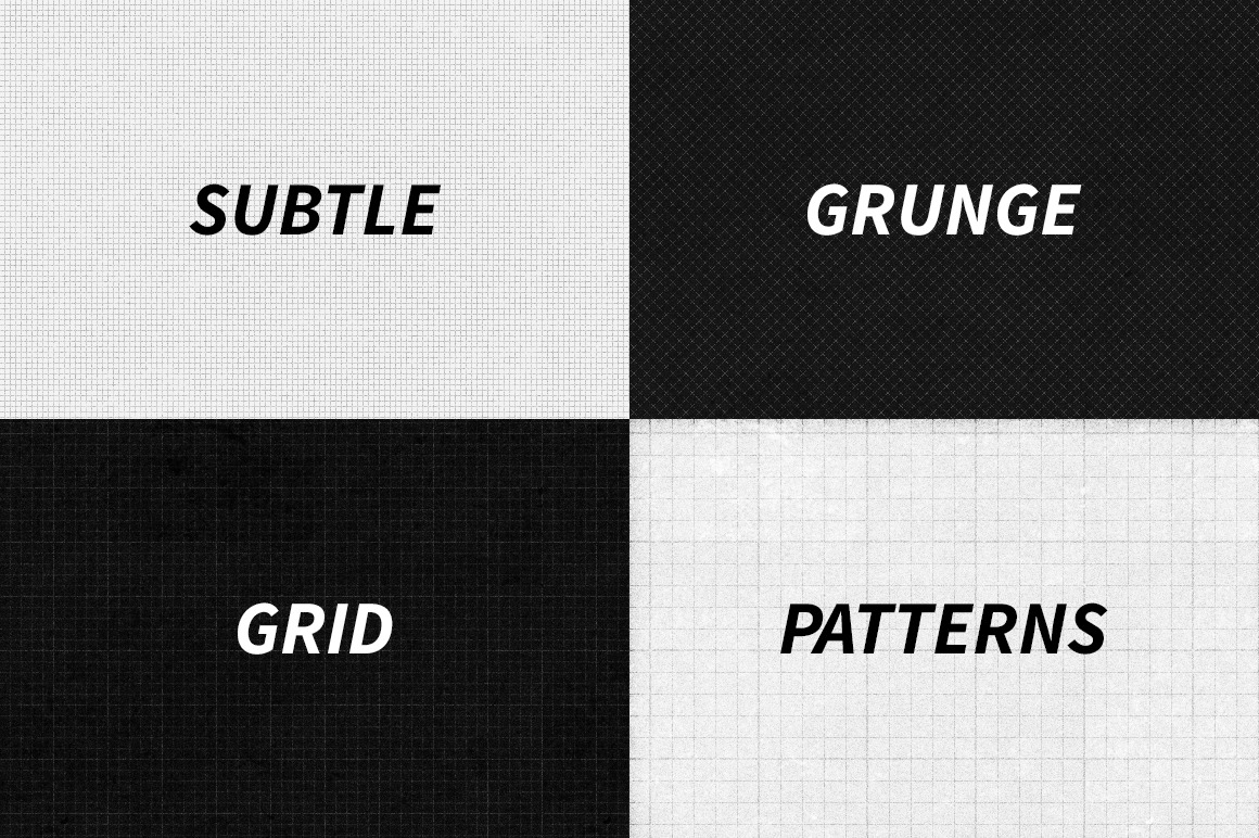 Subtle Grunge Grid Patterns, a Pattern Graphic by Medialoot