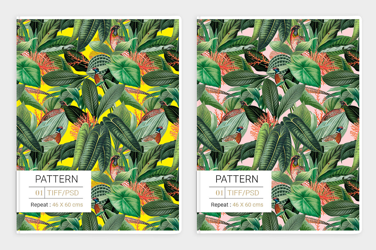 Luxury Tropical print patterns