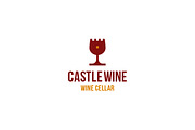 Castle Wine Logo, a Branding & Logo Template by Mauro Bertolino