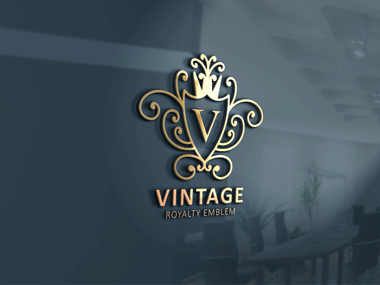 Vintage V Letter Logo, a Branding & Logo Template by essegraphic