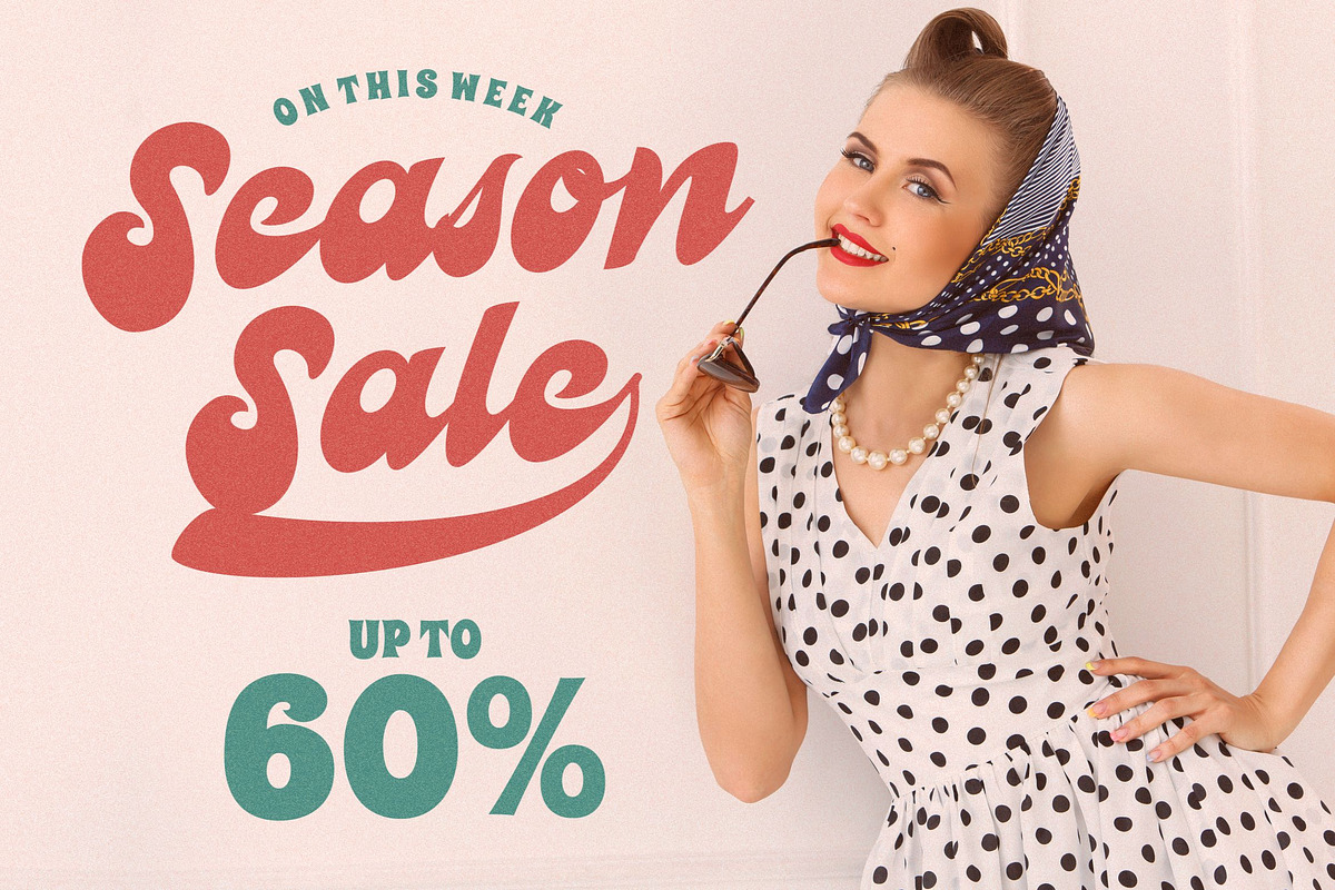 Recollet - Retro Bold Script Font, a Script Font by StringLabs