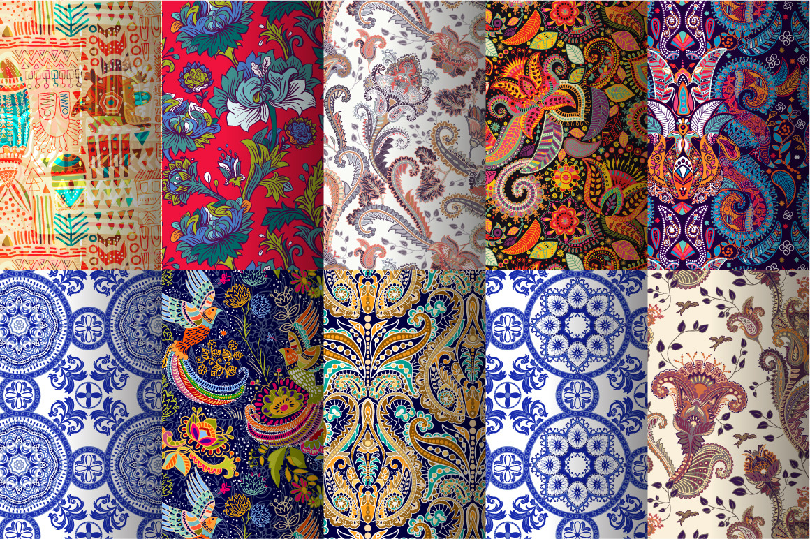 Best Summer Patterns - part I, a Pattern Graphic by Sunny_Lion