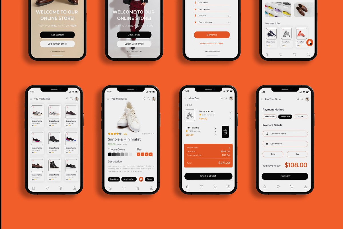 Mobile App UI Kit