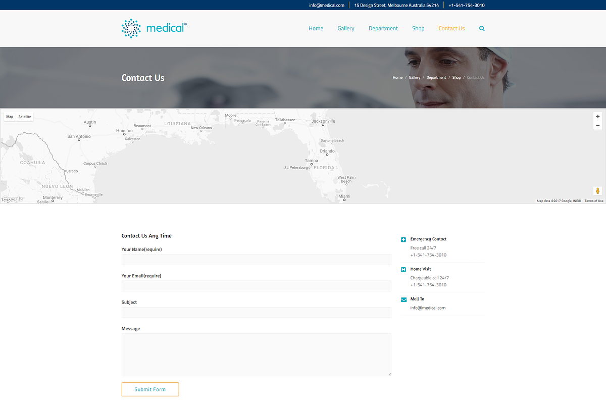 Medical - HTML Template, a HTML Template by Template Clan