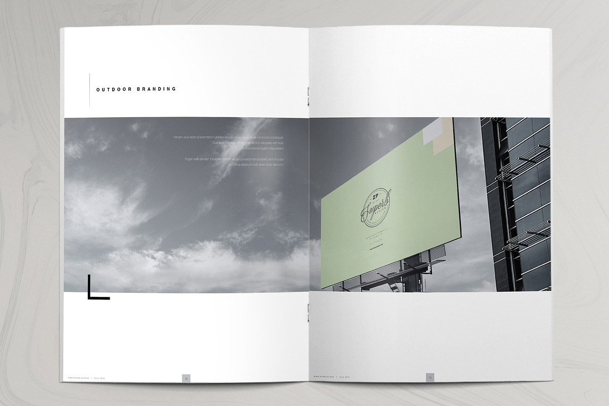 The Prestige - Brand Manual Template, a Brochure Template by ZippyPixels