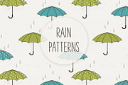 Rain Patterns, a Pattern Graphic by Paper Cards