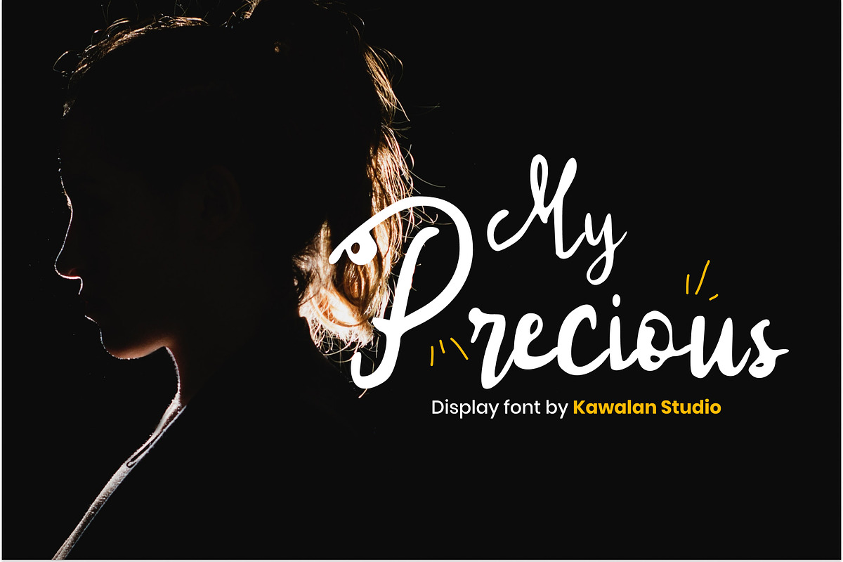 My Precious - Script Letterring Font | Creative Market