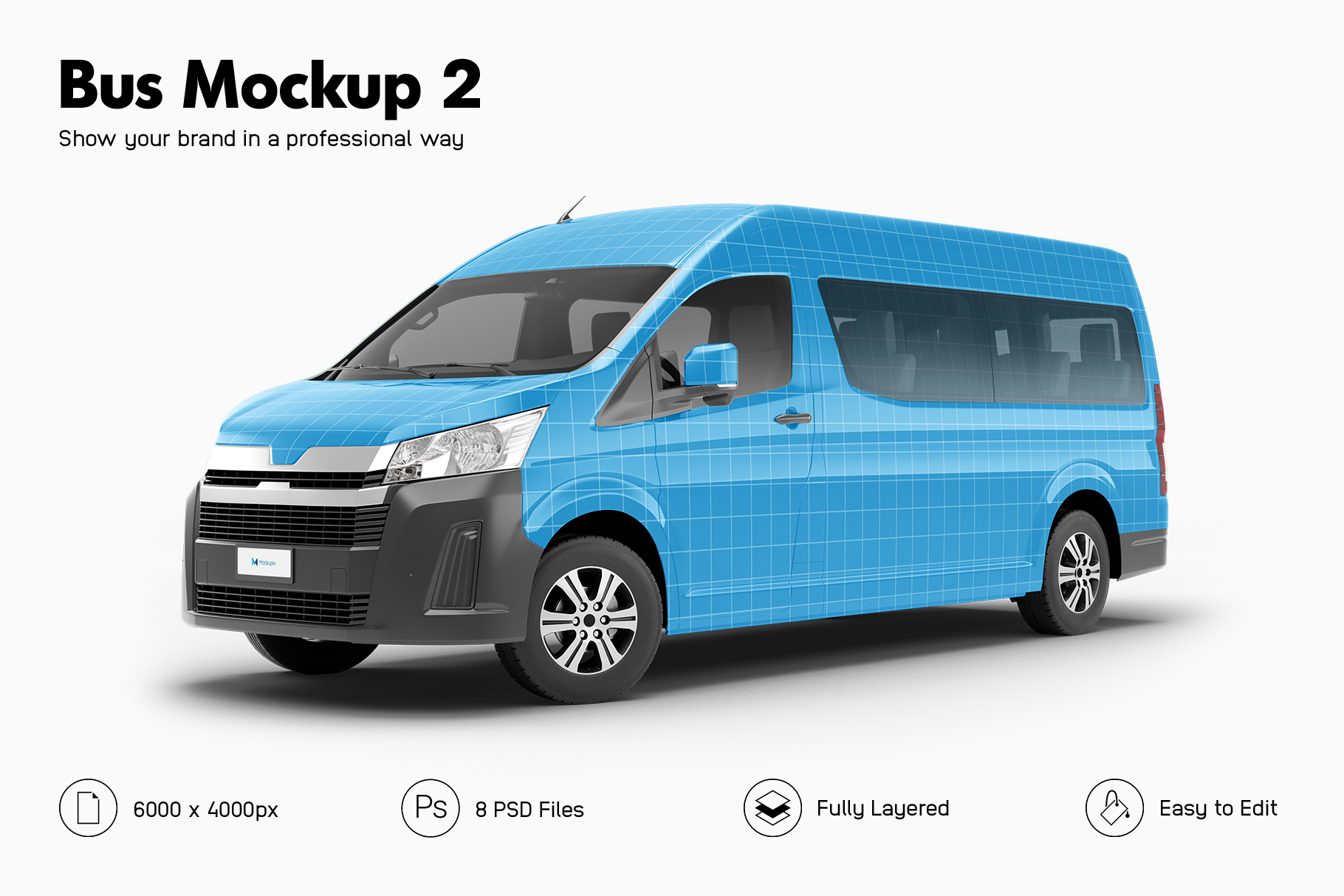 Bus Mockup 2, an Advertising Mockup by Mockupix