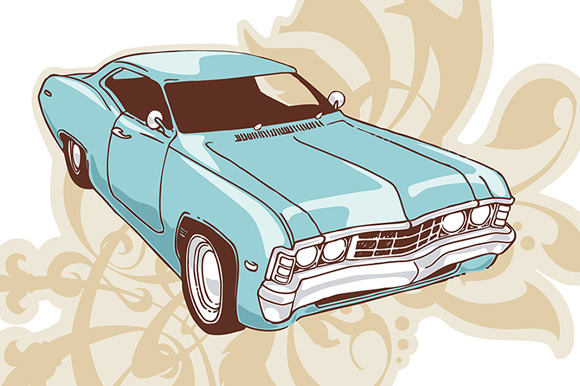 Retro Low-rider, an Illustration by LEKS illustrations