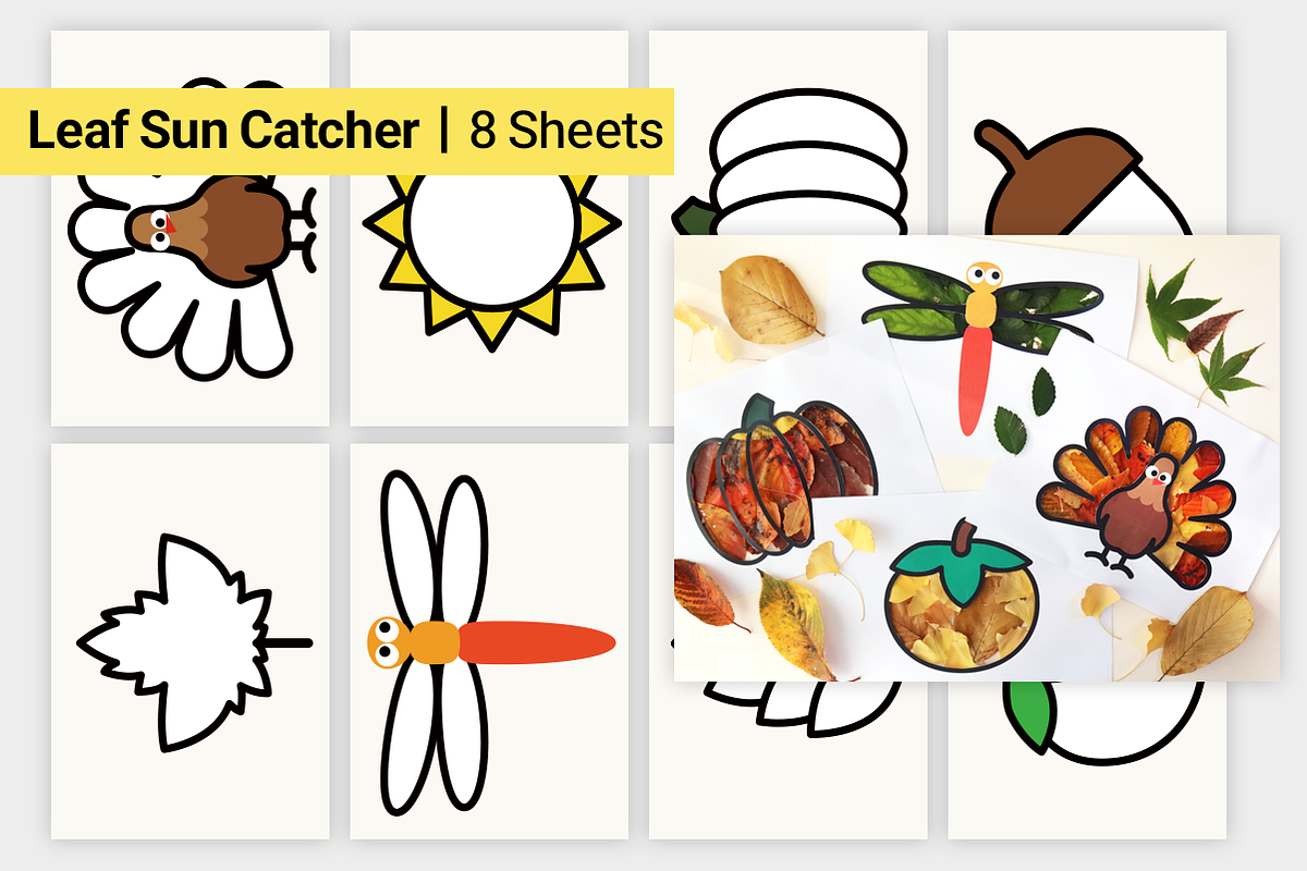 10 Fall Art Activities for Kids, an Education Illustration by DRAWINART