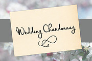 Wedding Chardonnay, a Script Font by Brittney Murphy Design