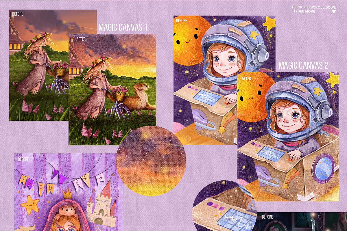 CUTE ILLUSTRATION PROCREATE BRUSHES, a Brush Add-On by AlexandraArt