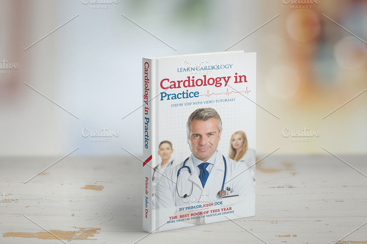 Medical book cover template, a Templates & Theme by Muamer Prosic
