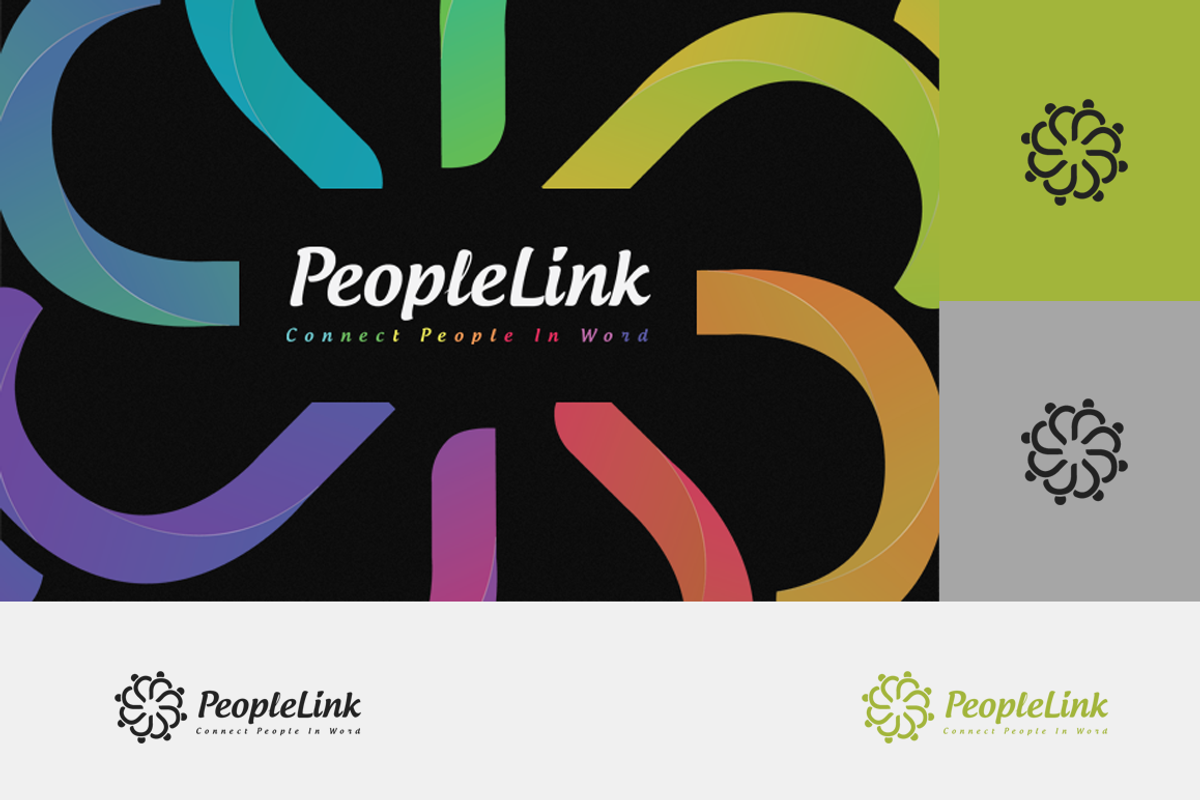 People Link Logo, a Branding & Logo Template by AlfianBrand