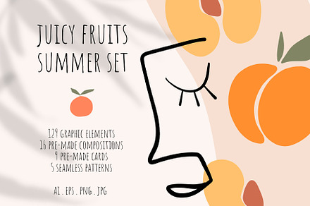 Slices of citrus fruits, an Object Graphic by Fruits+Veggies