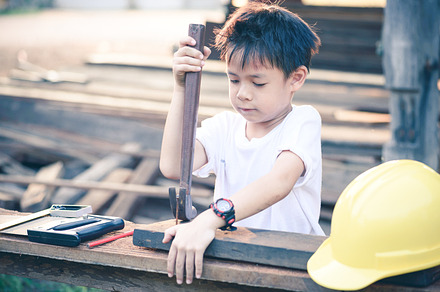 Little boy engineering, a Background Photo by Looker_Studio