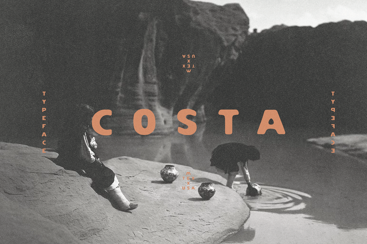 Costa Typeface, a Sans Serif Font by James Coffman Design