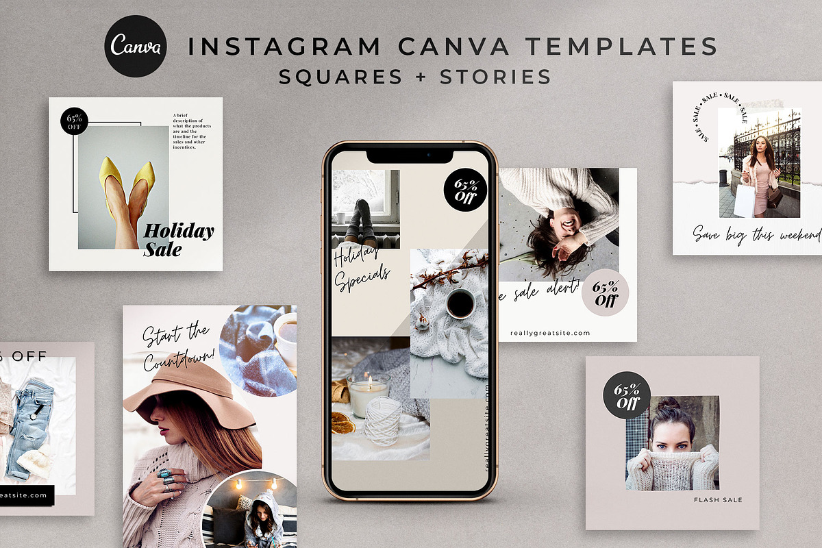 Instagram Canva Template for Promos, a Social Media Template by Studio ...