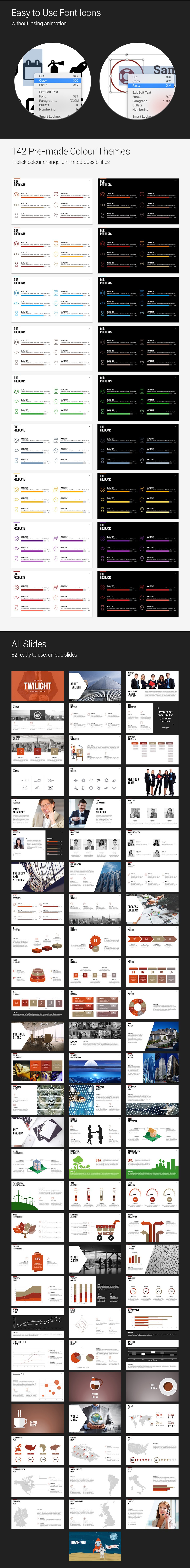 Twilight - PowerPoint Template | Presentation Templates ~ Creative Market