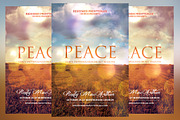 Peace Church Flyer, a Flyer Template by KiraYamato Design Studio