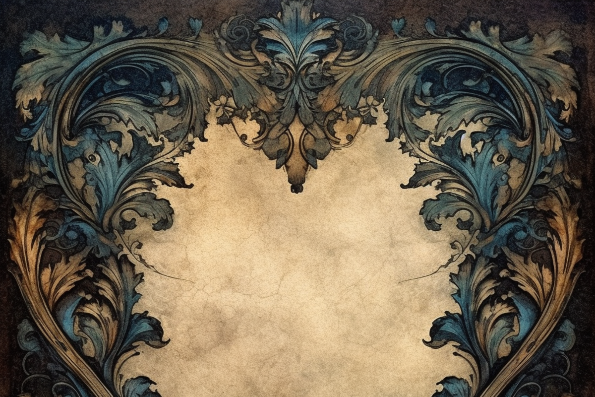 Dark Victorian Border