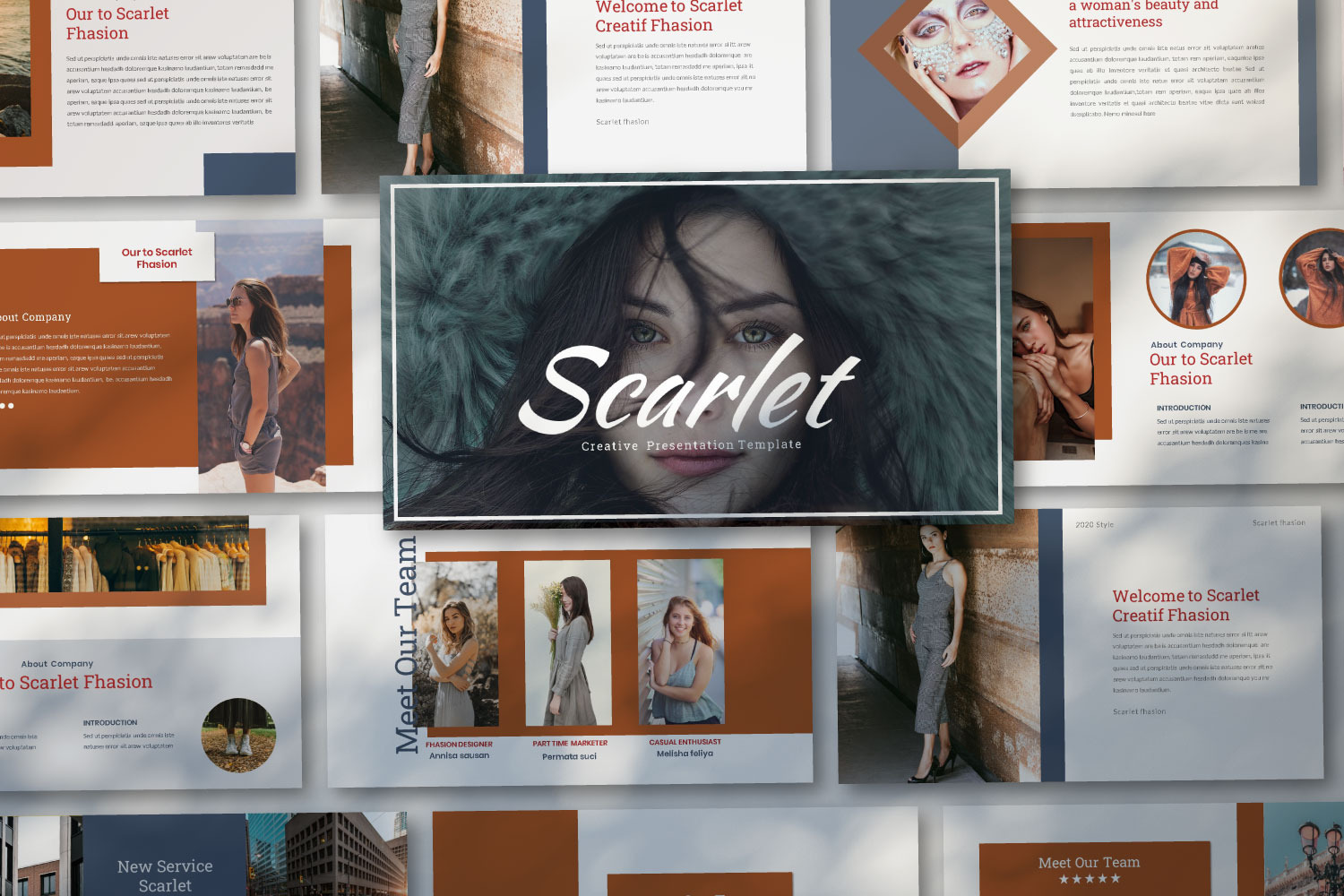 Scarlet Powerpint Template, a Presentation Template by nyilstudio