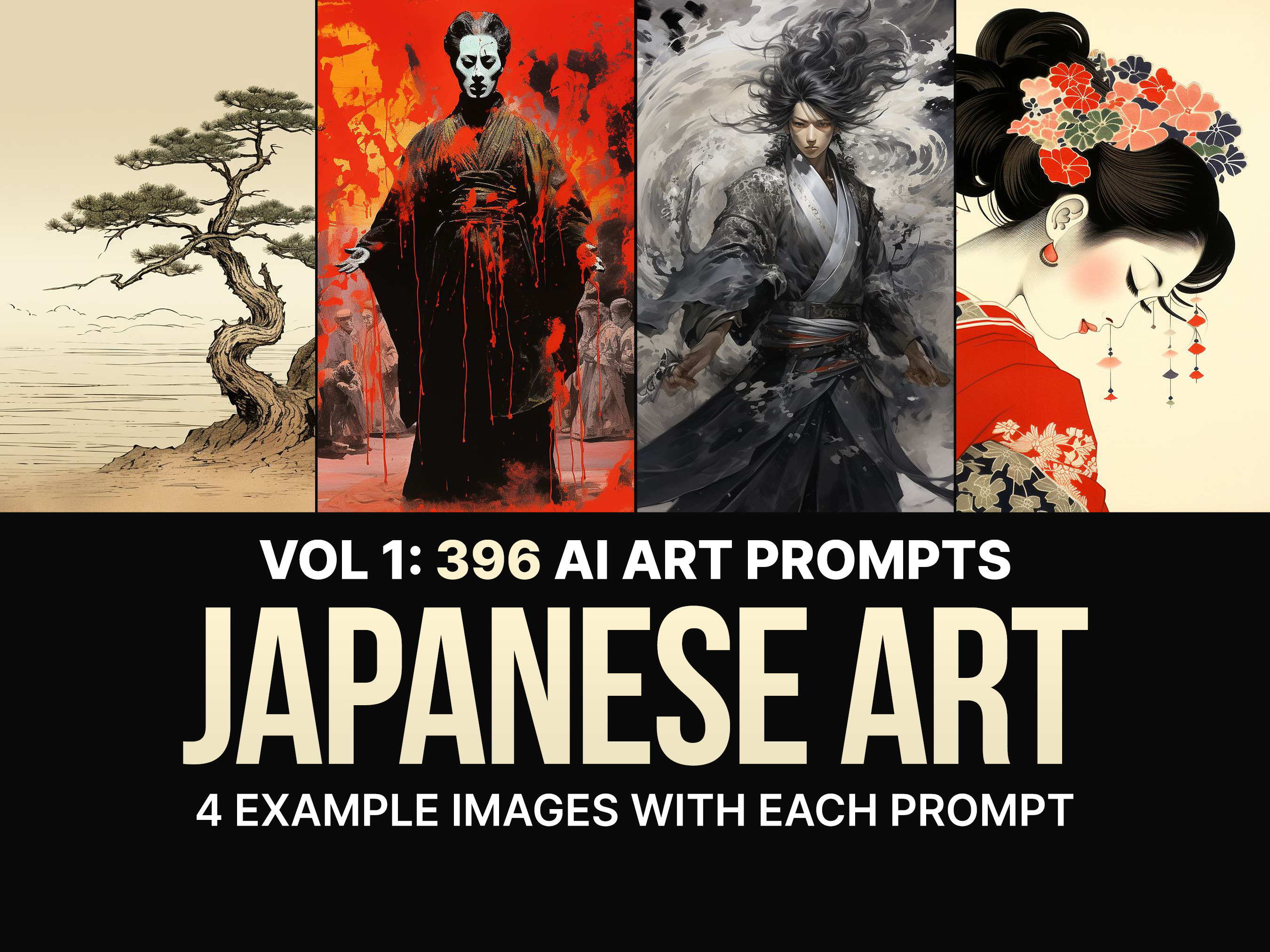 396 Midjourney Japanese Art Prompts, a Person Illustration by Sevenstyles